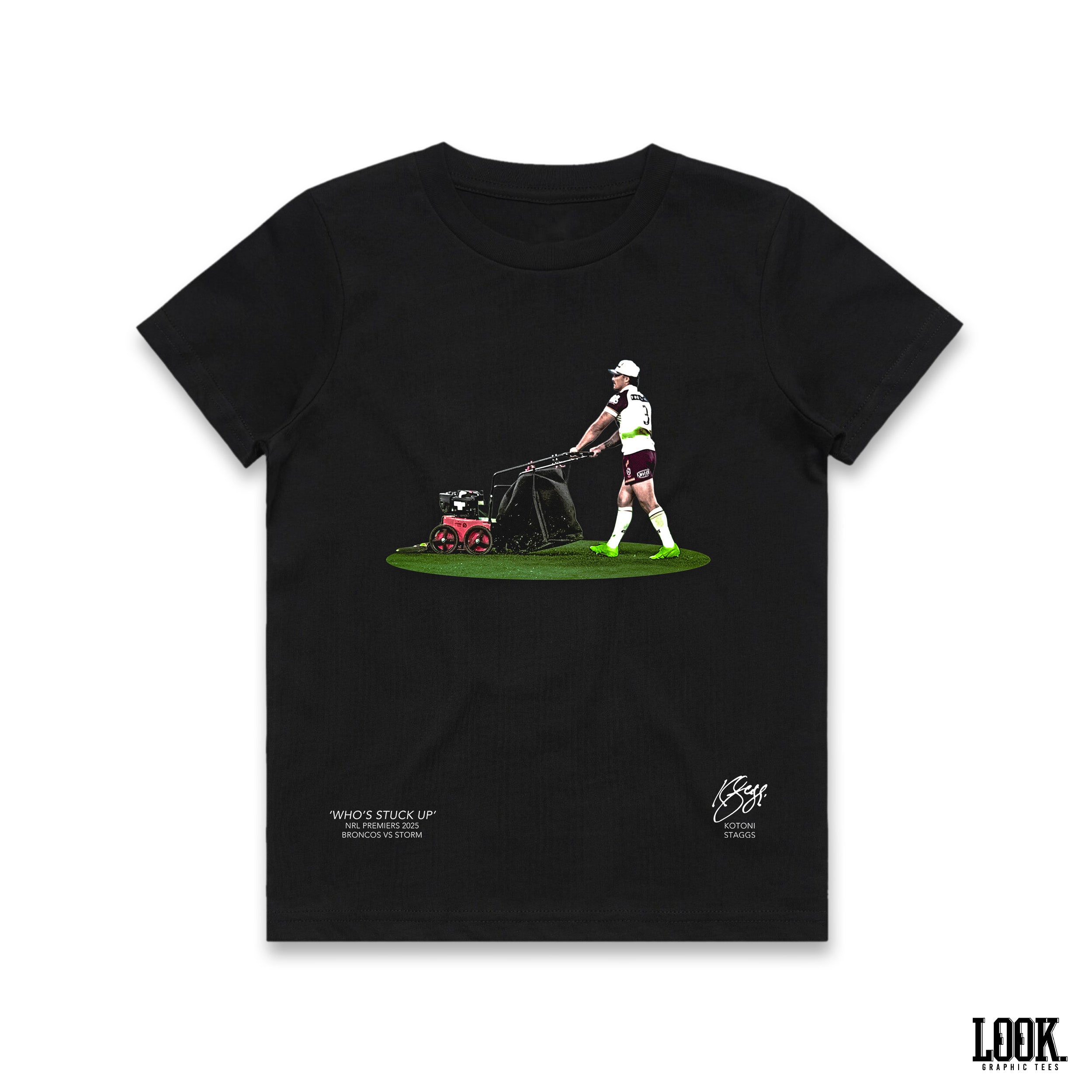 Kotoni Staggs 'Who's Stuck Up' - Kids Graphic Tee – LOOK. Clothing